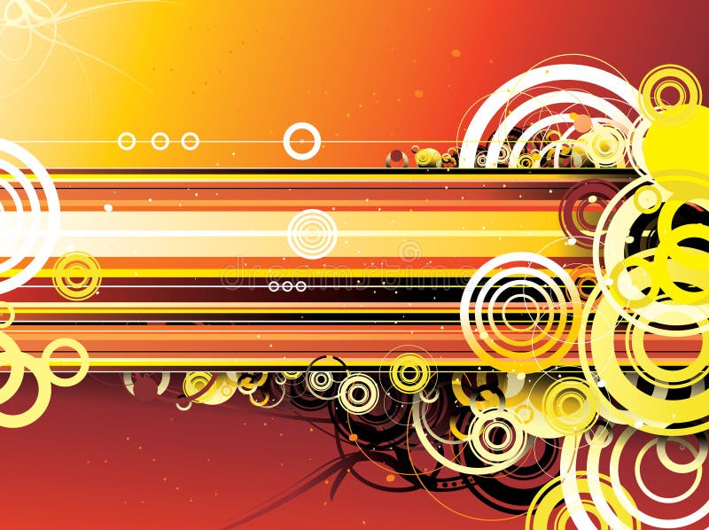 Vector Yellow Lines Illustration Stock Vector - Illustration of ...