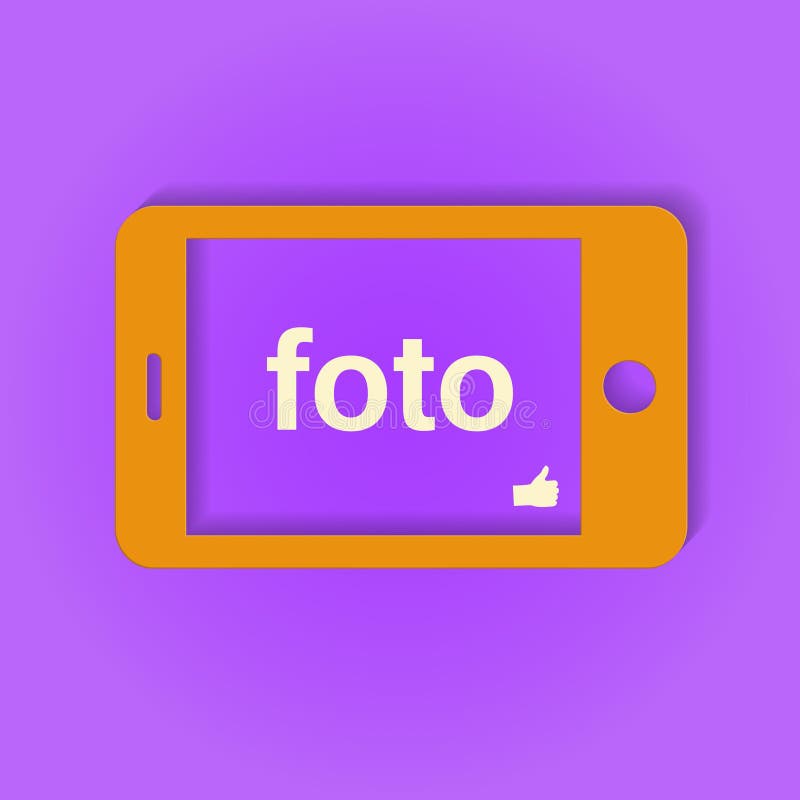 Vector Yellow Phone on a Pink Background Stock Vector - Illustration of ...