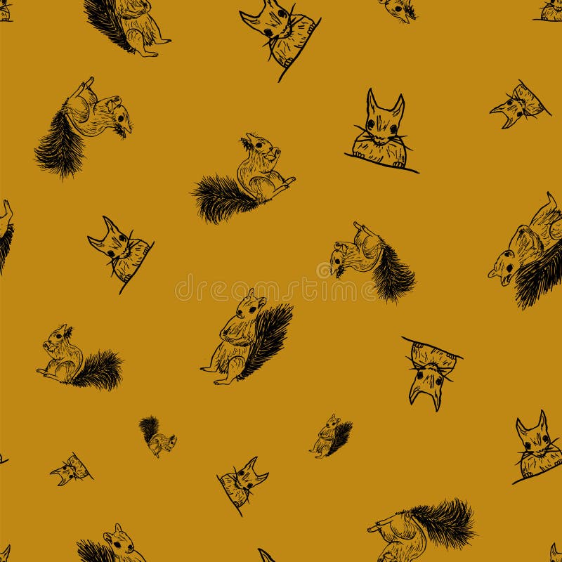 Squirrels Ears Stock Illustrations – 49 Squirrels Ears Stock ...