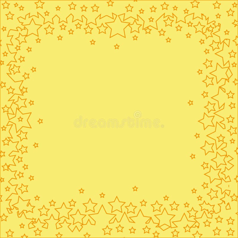 Vector Yellow Star Background Design Stock Vector - Illustration of ...