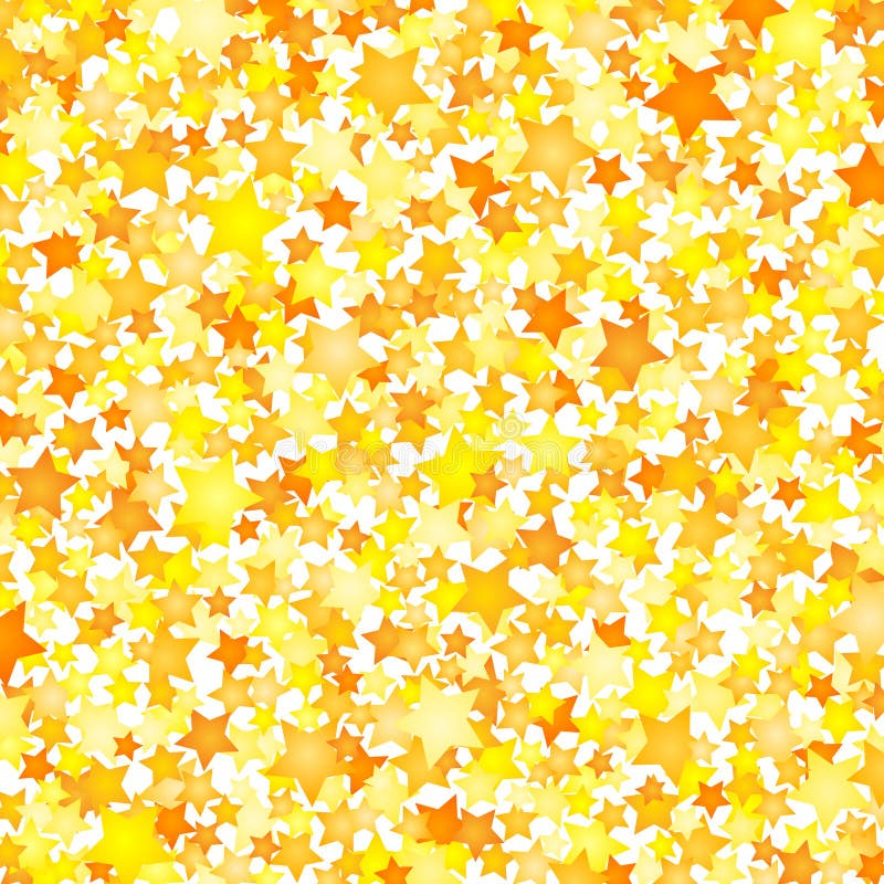 Vector Yellow Stars Background Element in Flat Style Stock Vector ...