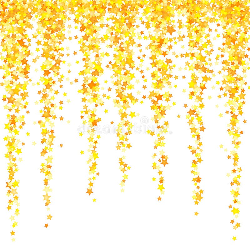 Vector Yellow Stars Background Element in Flat Style Stock Vector ...