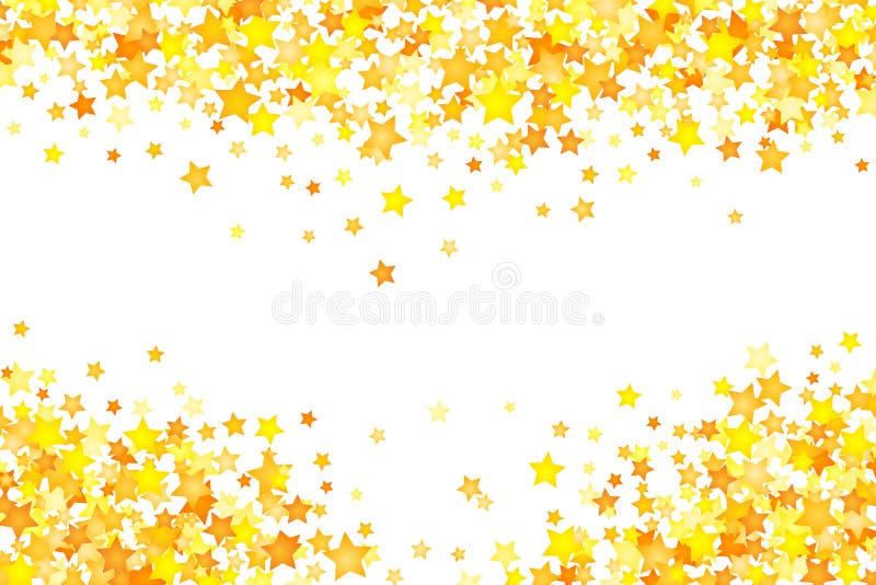 Vector Yellow Stars Background Element in Flat Style Stock Vector ...