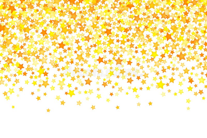 Vector Yellow Stars Background Element in Flat Style Stock Vector ...
