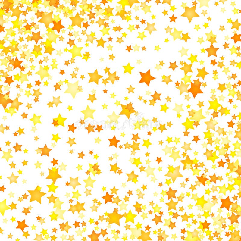 Vector Yellow Stars Background Element in Flat Style Stock Vector ...