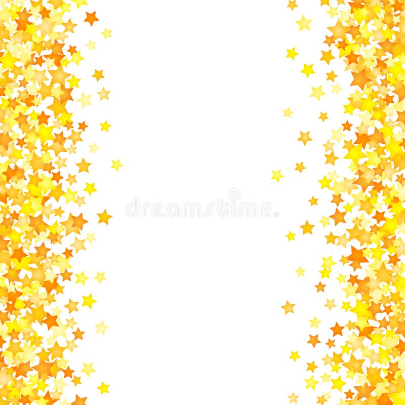 Vector Yellow Stars Background Element in Flat Style Stock Vector ...