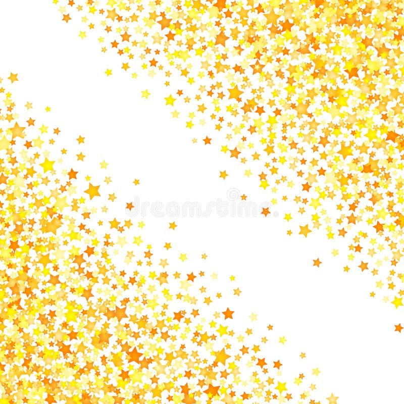 Vector Yellow Stars Background Element in Flat Style Stock Vector ...