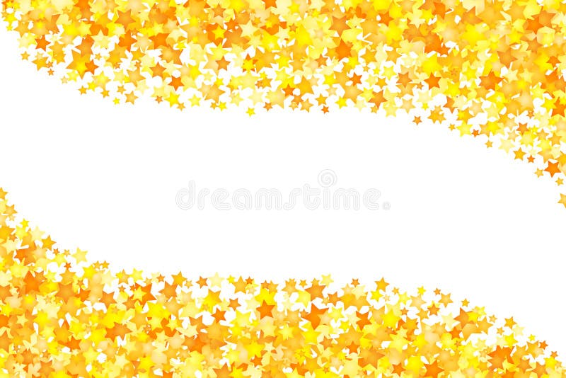 Vector Yellow Stars Background Element in Flat Style Stock Vector ...