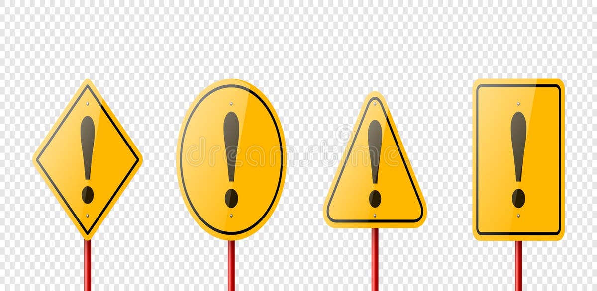 Circle Exclamation Icon Mark Yellow Stock Illustrations – 1,191 Circle ...