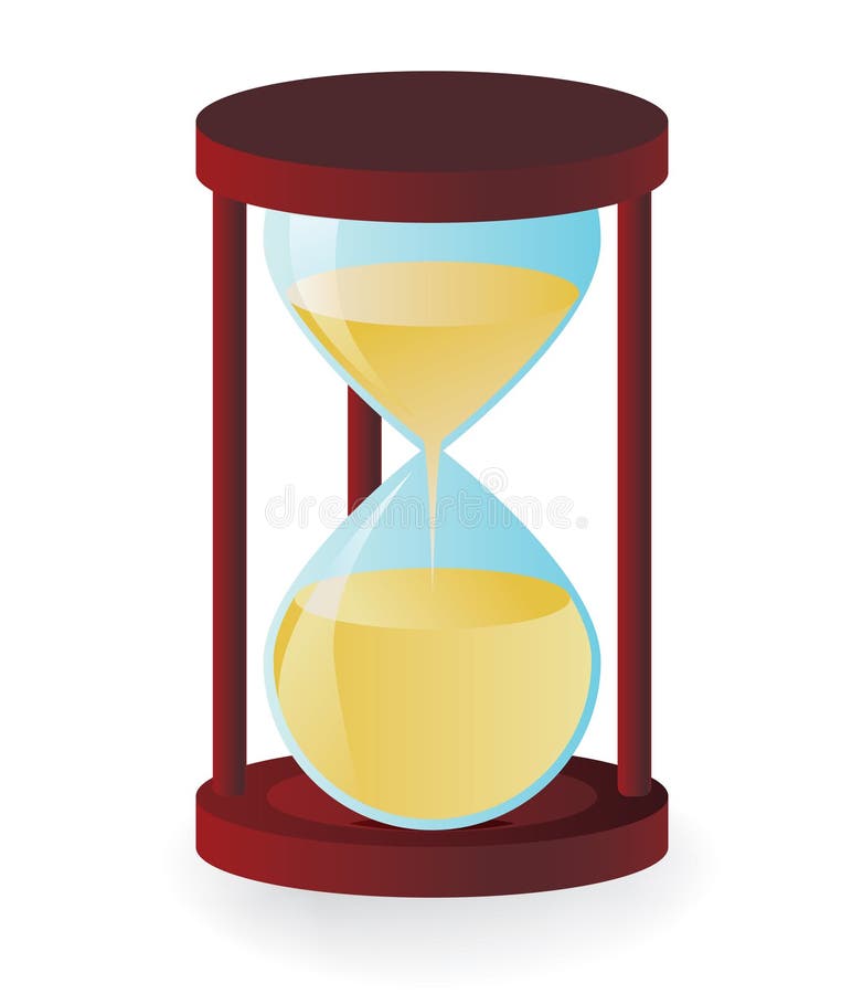 Vector zandloper vector illustratie. Illustration of reeks - 23378377