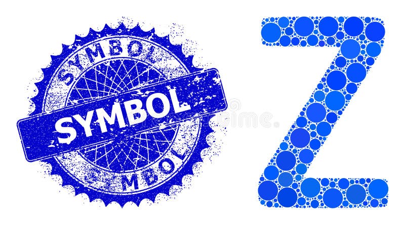 Vector Zeta Greek Symbol Composition of Dots with Scratched Symbol Seal ... Vector Zeta Greek Symbol Composition of Dots with Scratched Symbol Seal ...