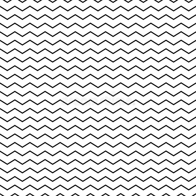 Vector Zigzag Chevron Seamless Pattern. Curved Wavy Zig Zag Line Stock ... Vector Zigzag Chevron Seamless Pattern. Curved Wavy Zig Zag Line Stock ...
