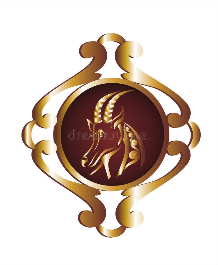 Capricorn - Zodiac Vector Sign.Tattoo Design Stock Vector ...