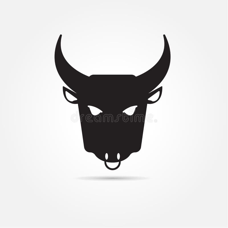 Vectorafbeelding Van Een Buffel Op Witte Achtergrond Vector Illustratie ...