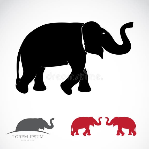 Vectorbeeld Van Een Olifant Vector Illustratie - Illustration of ...