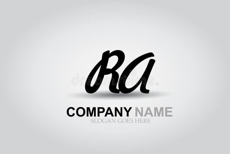 Vectorhand Getrokken Brief RA Style Alphabet Font Vector Illustratie ...