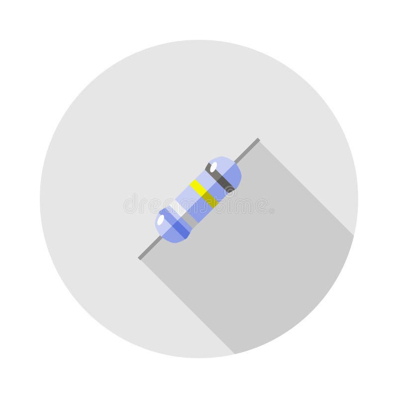 Vectorial image resistor stock vector. Illustration of semiconductor ...