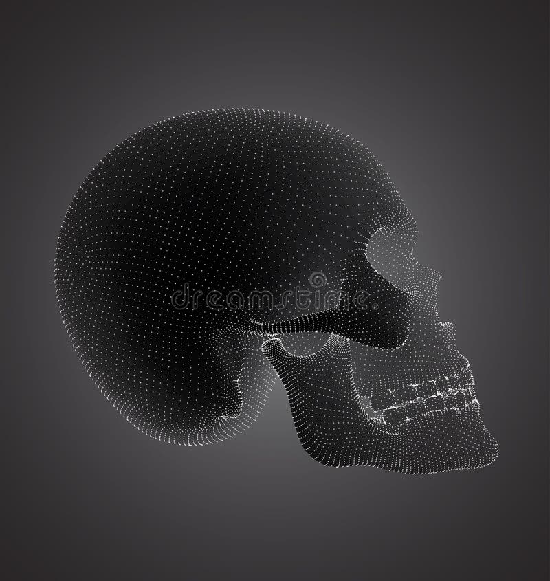 Vectorial Set of Human Skulls with Square and Triangular Stock Vector ...