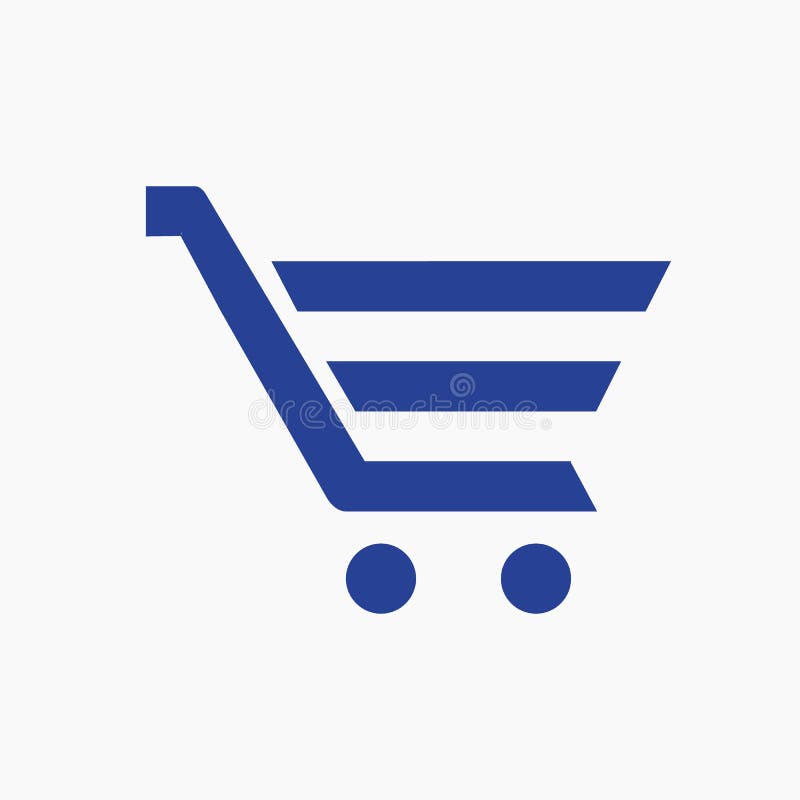 Vectorikoon winkelmandje vector illustratie. Illustration of verkoop ...