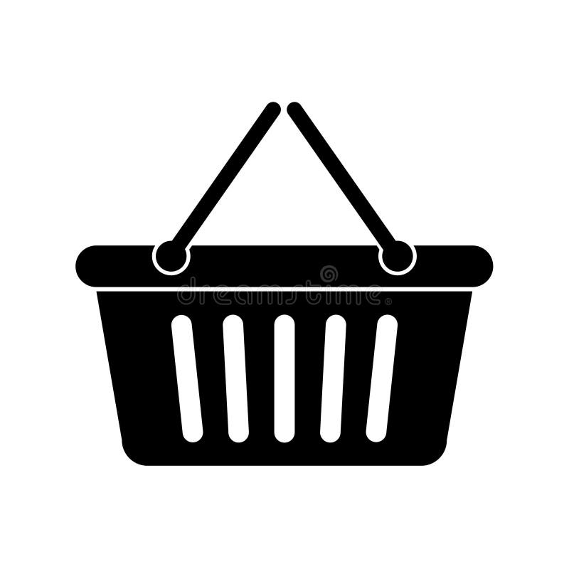 Vectorillustratie Van Het Winkelmandje Vector Illustratie ...