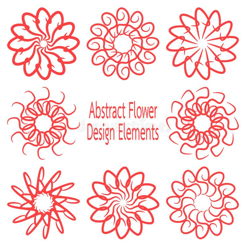 Vectorized flower stock vector. Illustration of flower - 46037455