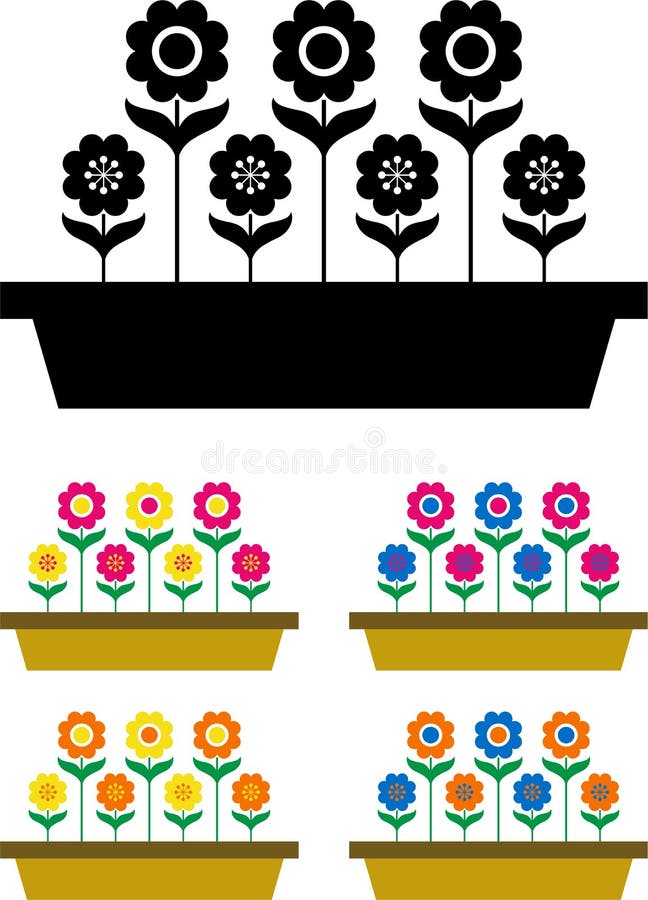 Vectorized flowers stock vector. Illustration of nature - 22467824