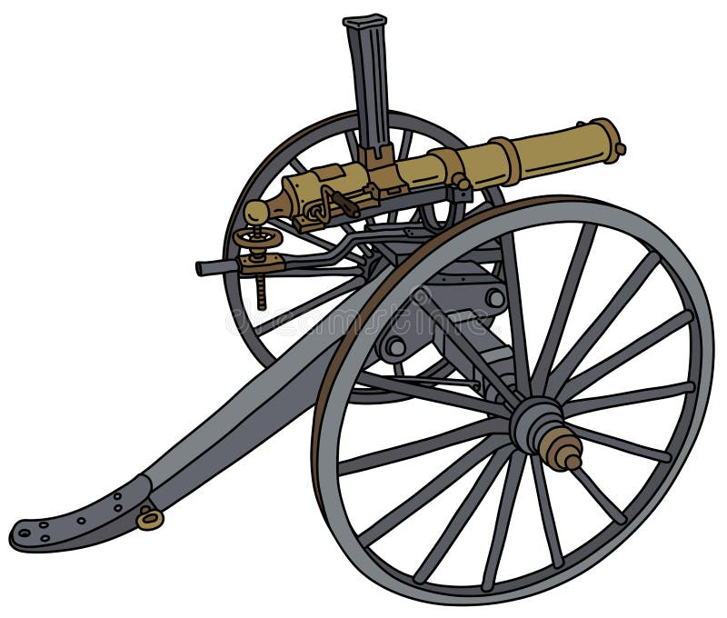 Gatling Gun Stock Illustrations – 94 Gatling Gun Stock Illustrations ...