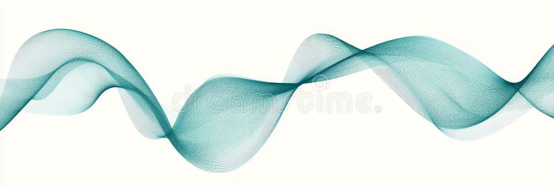 Vectorized Horizontal Wave Swirls, Flowing Transparent Motion Effect ...