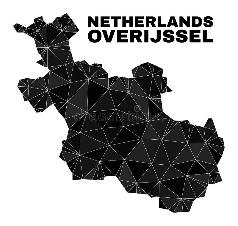 Overijssel Provincie Van Nederland Vector Illustratie Illustration
