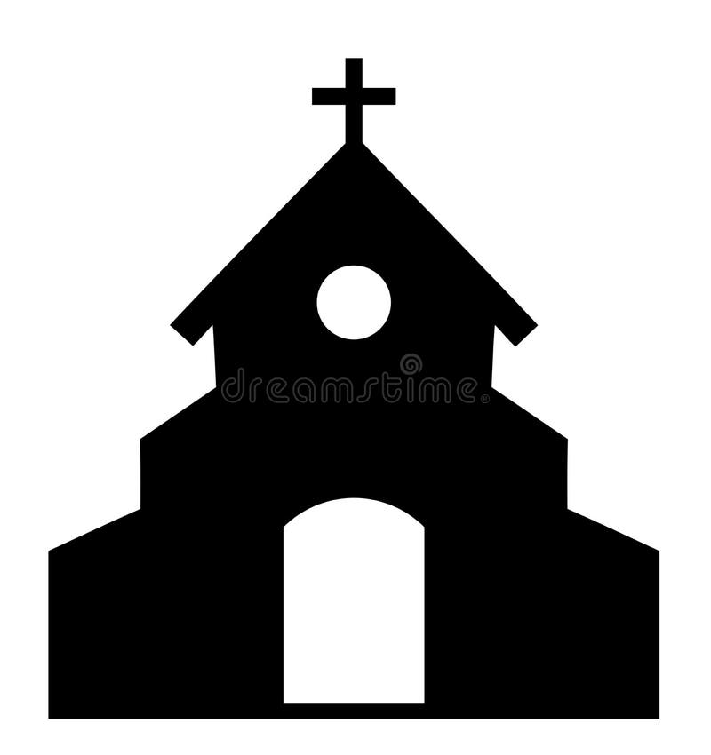 Het Pictogram van de kerk vector illustratie. Illustration of kerk - 33649