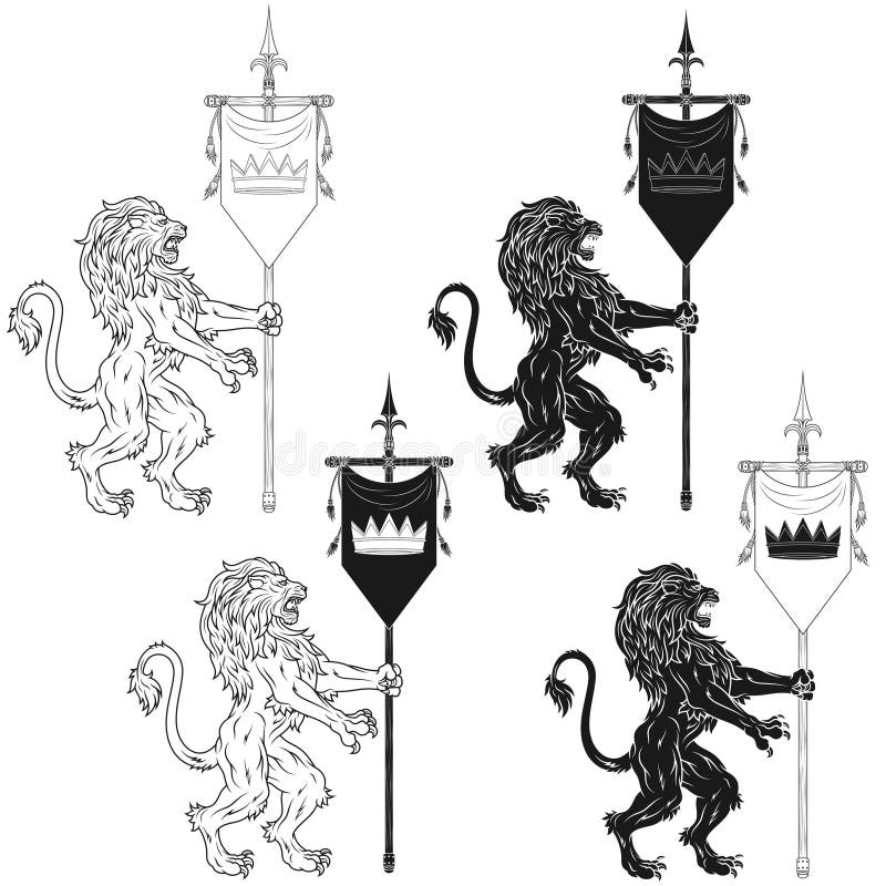 Vectorontwerp Van Leeuw Met Pens Vector Illustratie - Illustration of ... Vectorontwerp Van Leeuw Met Pens Vector Illustratie - Illustration of ...