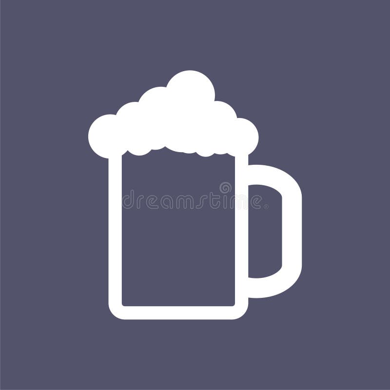 Vectorpictogram Bier Bierpictogram Vector Illustratie - Illustration of ...