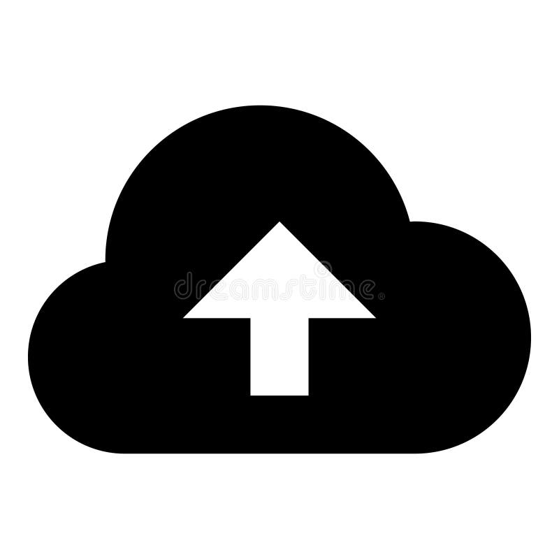 Vectorpictogram uploaden. vector illustratie. Illustration of uploaden ...