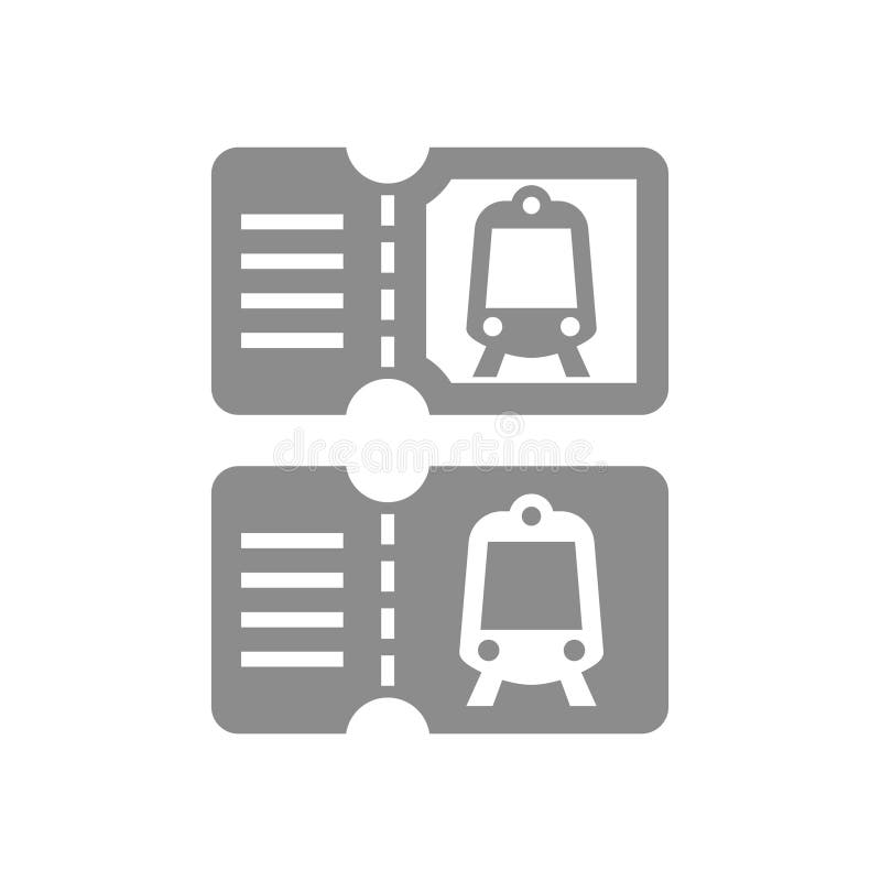 Vectorpictogram Voor Subwegticket Vector Illustratie - Illustration of ...