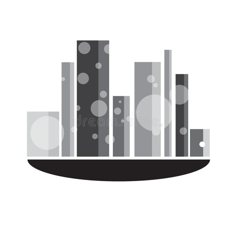 Vectors Building Black Set on White Background Stock Vector ...