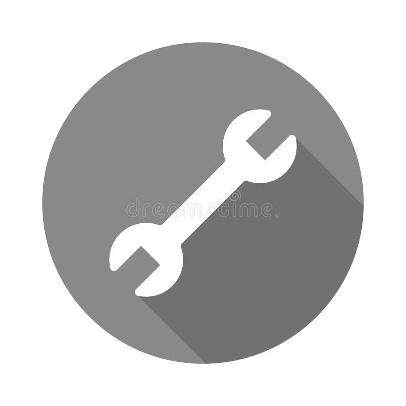 Spanner Icon Vector. Simple Flat Symbol. Tool Icon. Stock Vector ...