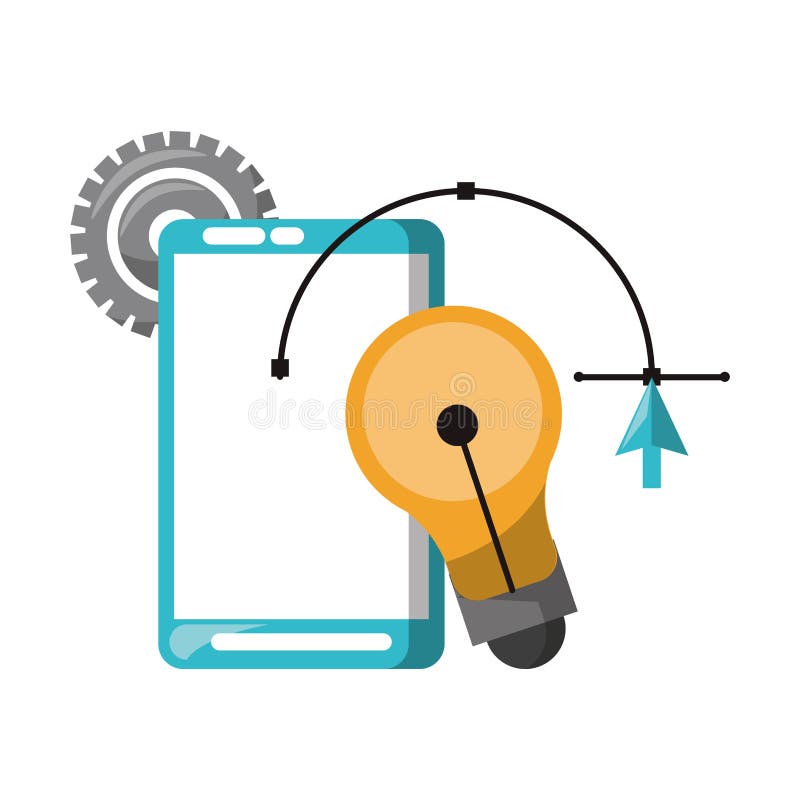 Vectors and Graphic Design Digital Tools Stock Vector - Illustration of ...