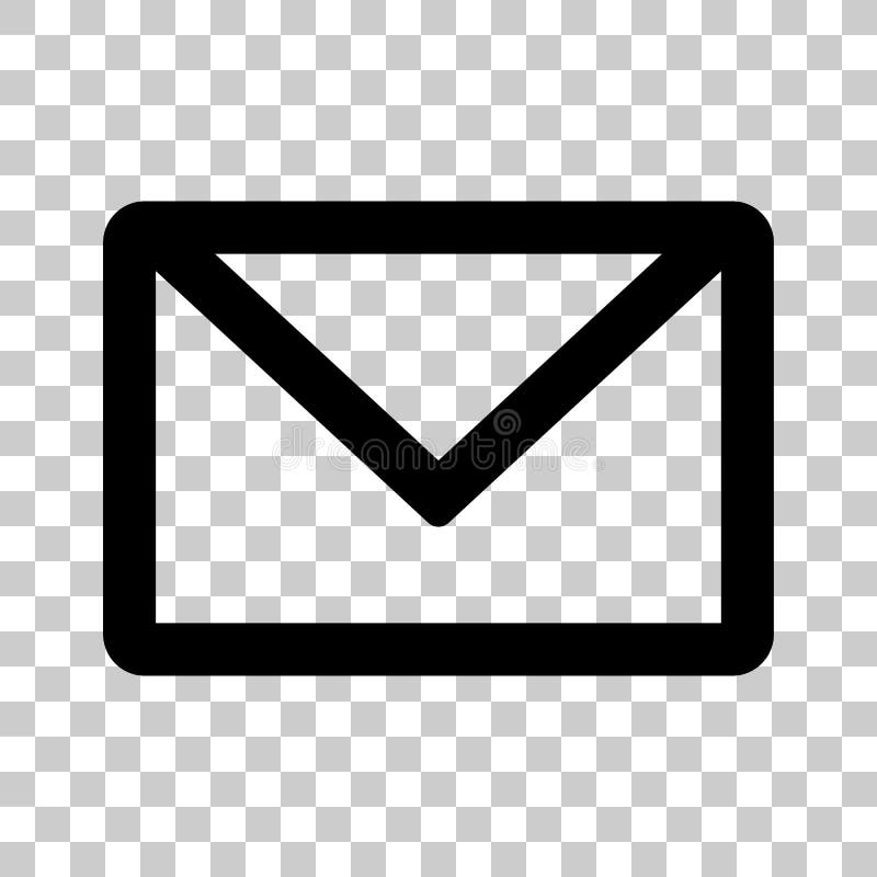 An Email Icon with a Transparent Background. Vector. Stock Vector ...