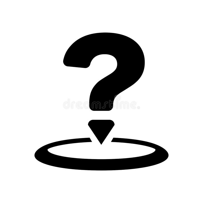 Simple Question Mark Icon. Vector. Stock Vector - Illustration of ...