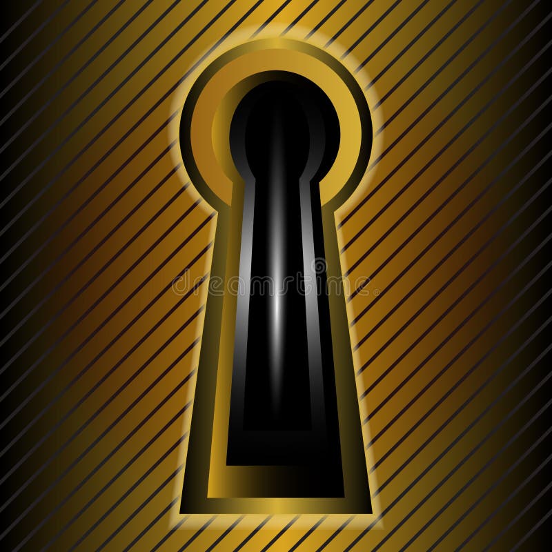 Vectors lock key secret stock vector. Illustration of hole - 53955705