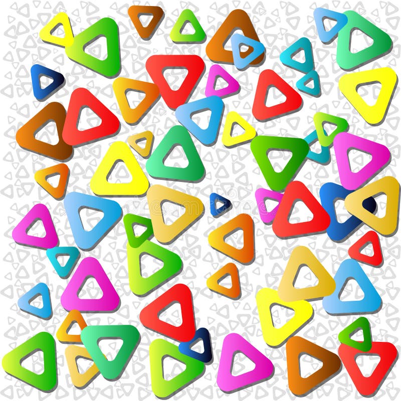 Vectors Rounded Triangle Abstract Background Stock Vector ...
