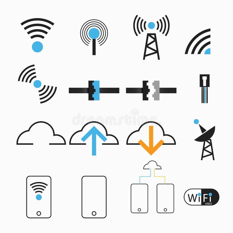 Wireless Vectors Stock Illustrations – 467 Wireless Vectors Stock ...