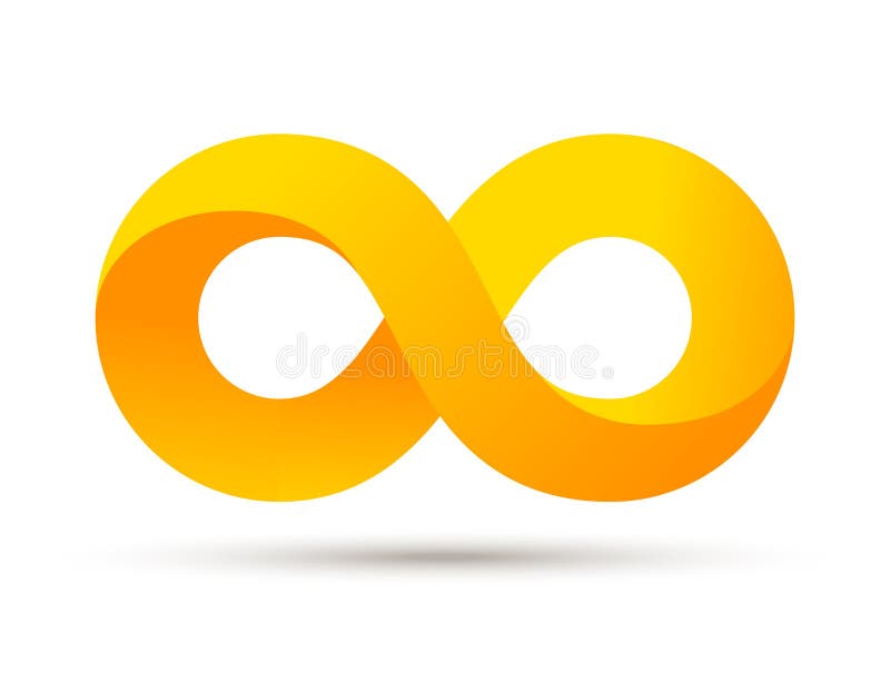 Teken Van Oneindige Liefde Voor Goed Hart Met Oneindig Symbool En Dwars ...