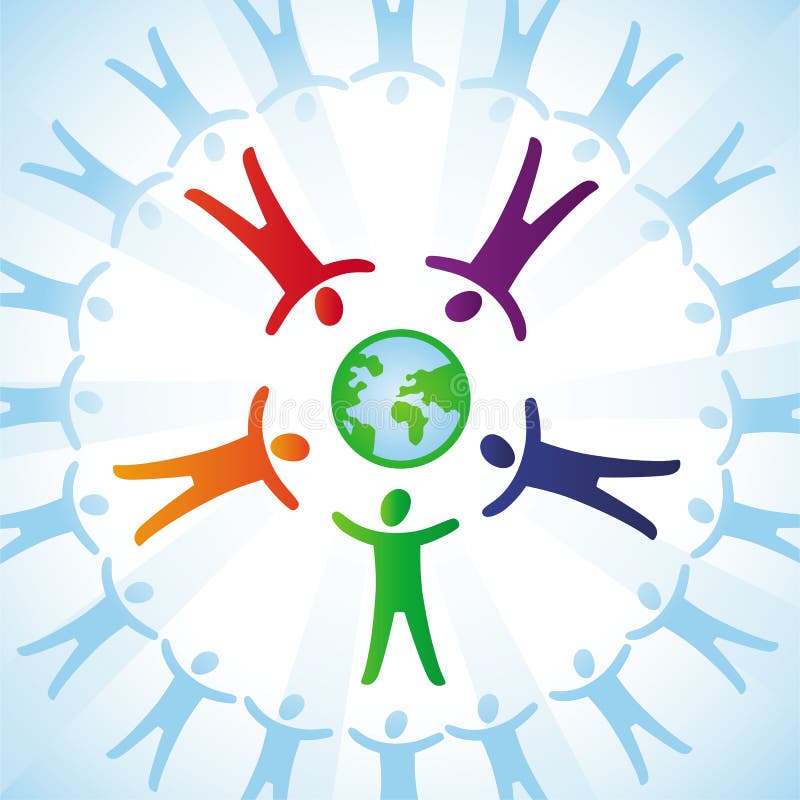 Tolerantie stock illustratie. Illustration of stel, cijfer - 4870773