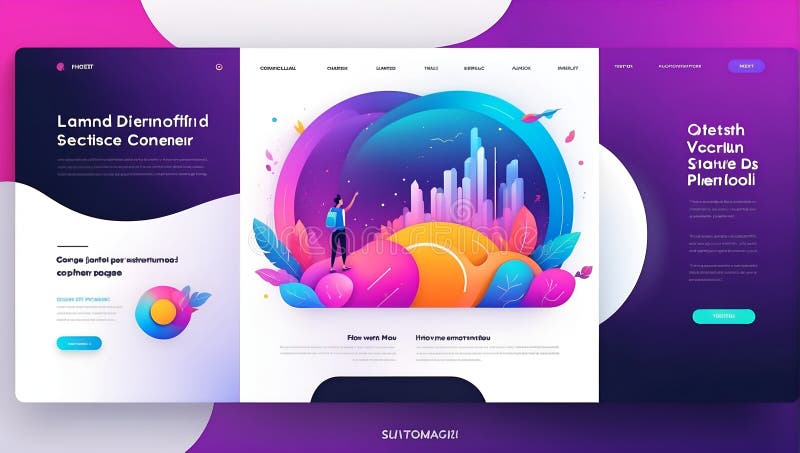 VectorVista: a Modern UI UX Panorama. AI Generate Stock Illustration ... VectorVista: a Modern UI UX Panorama. AI Generate Stock Illustration ...