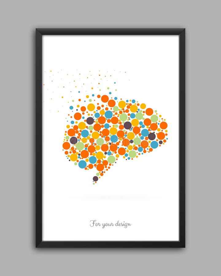 Vectot object in frame stock vector. Illustration of circle - 66886946