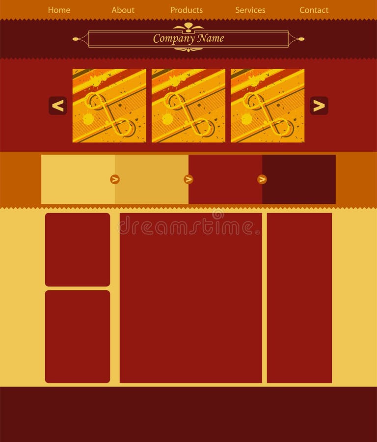 Vectror web site layout stock vector. Illustration of abstract - 22750013