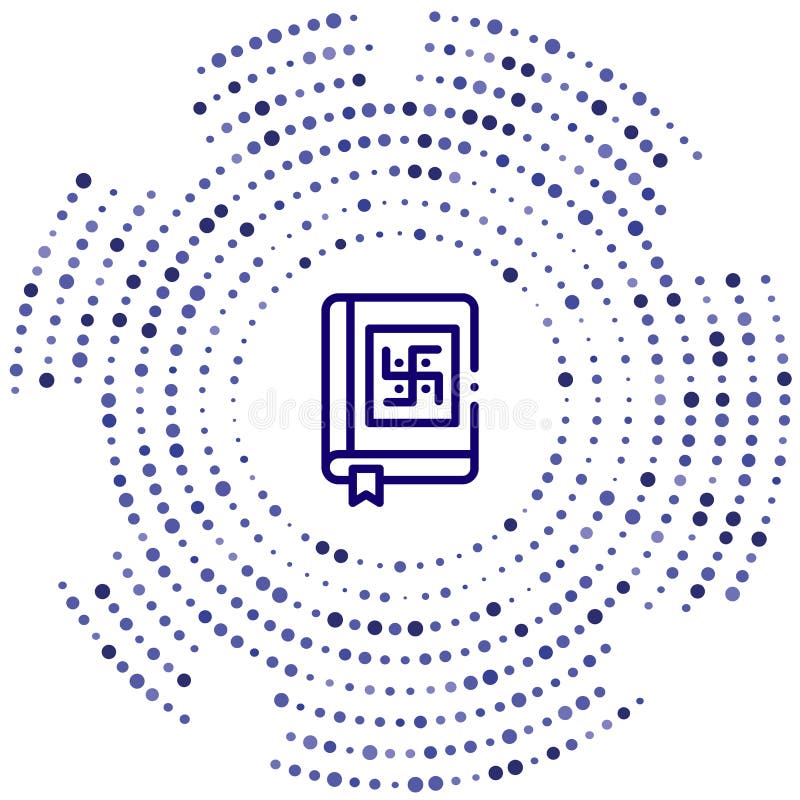 Vedas Icon. Trendy Modern Flat Linear Vector Vedas Icon on White Stock ...