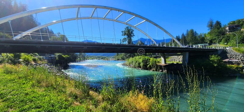 Vedder River, Chilliwack Bc, Canada Stock Photo - Image of overpass ...