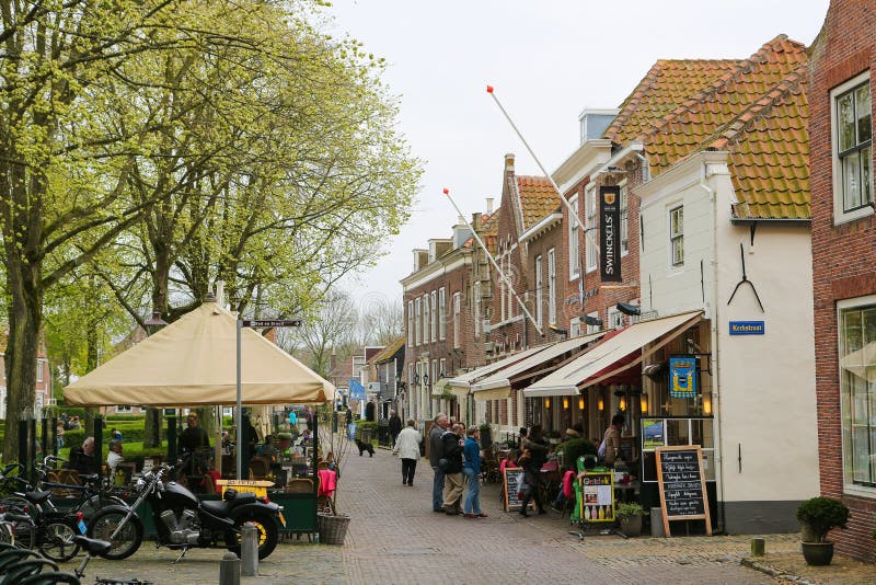 Veere redactionele foto. Image of echt, baksteen, muur - 39743731